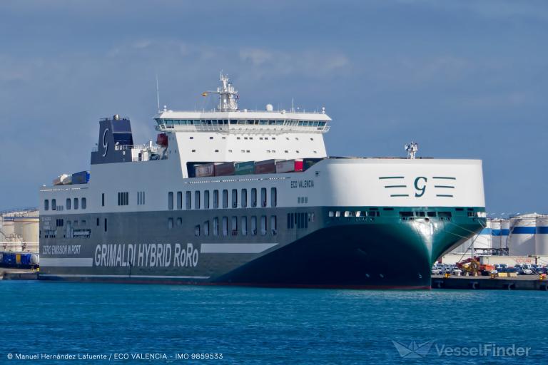 ECO VALENCIA, Ro-Ro Cargo Ship - Details and current position - IMO ...