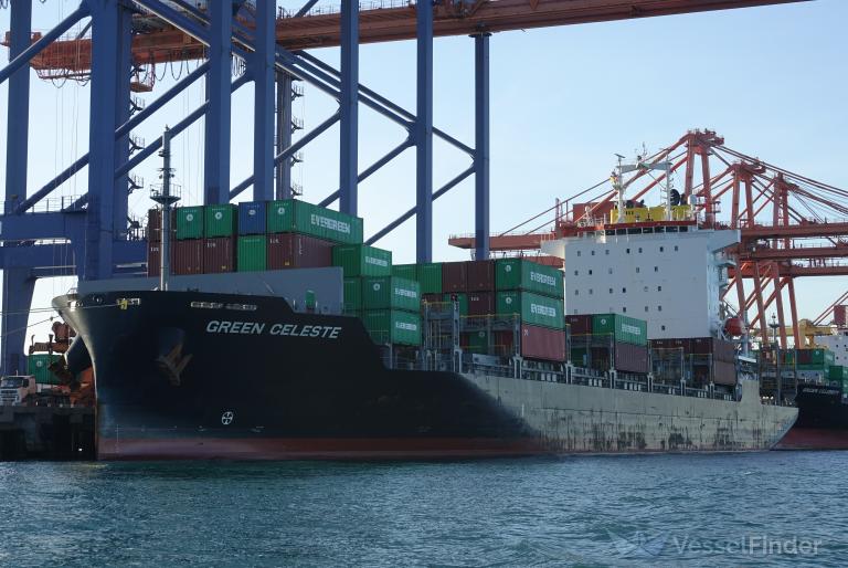 GREEN CELESTE, Container Ship - Details and current position - IMO ...