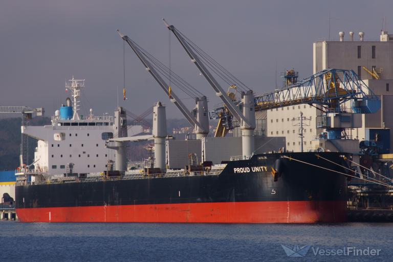 PROUD UNITY, Bulk Carrier - Skibsdetaljer og nuværende position - IMO ...