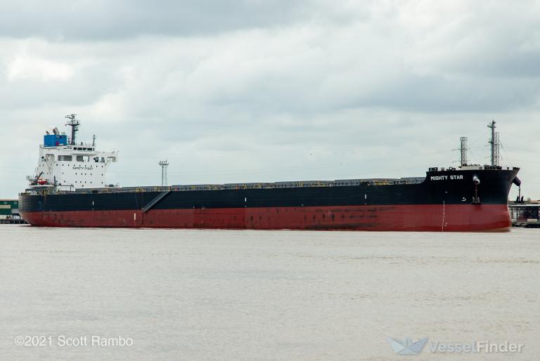 MIGHTY STAR, Bulk Carrier - Details and current position - IMO 9860881 ...