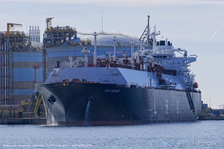 FLEX VIGILANT, LNG Tanker - Details and current position - IMO 9862475 ...