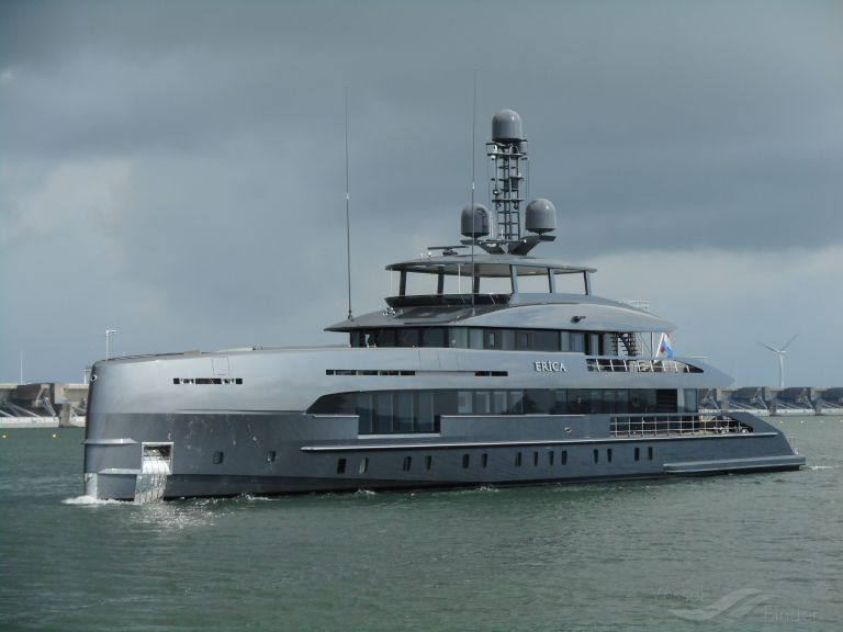 ERICA, Yacht - Détails du bateau et situation actuelle - IMO 9865154 ...