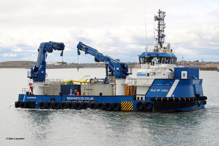 ISLE OF JURA, Utility Vessel - Details and current position - IMO ...