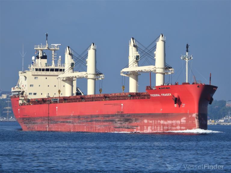 FEDERAL FRASER, Bulk Carrier - Detalles del buque y posición actual ...