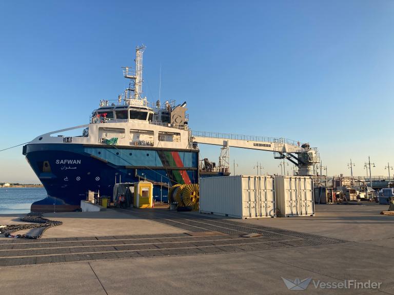 SAFWAN, Offshore Support Vessel - Details and current position - IMO ...