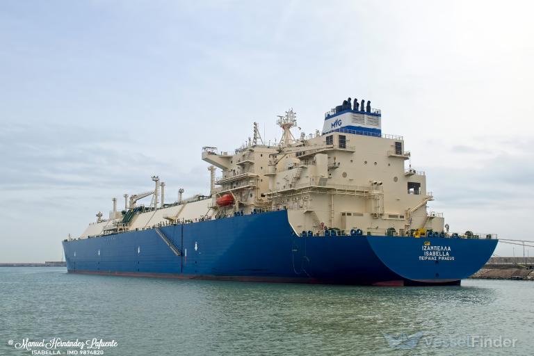 ISABELLA, LNG Tanker - Details and current position - IMO 9874820 ...