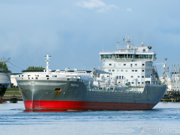 PACIFICO, Chemical/Oil Products Tanker - Details and current position - IMO 9876830 - VesselFinder