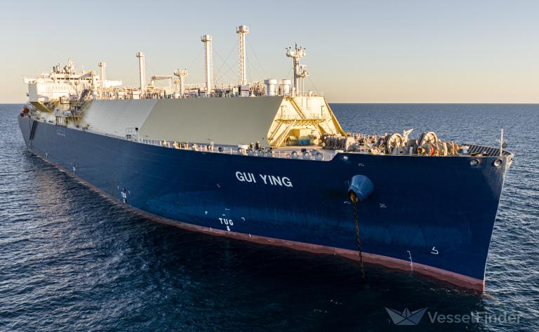 GUI YING, LNG Tanker - Detalles del buque y posición actual - IMO 9878888 - VesselFinder
