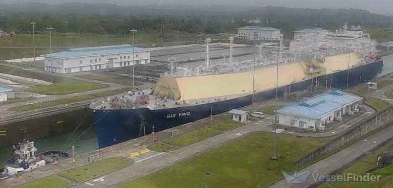 GUI YING, LNG Tanker - Данные судна и текущее положение - IMO 9878888 ...