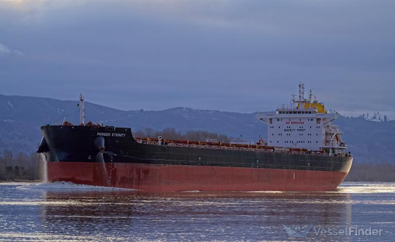 PIONEER ETERNITY, Bulk Carrier - Details and current position - IMO ...