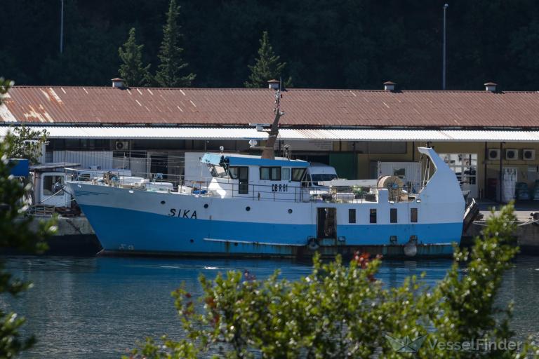 SIKA, Fishing Vessel - Details and current position - IMO 9883209 ...