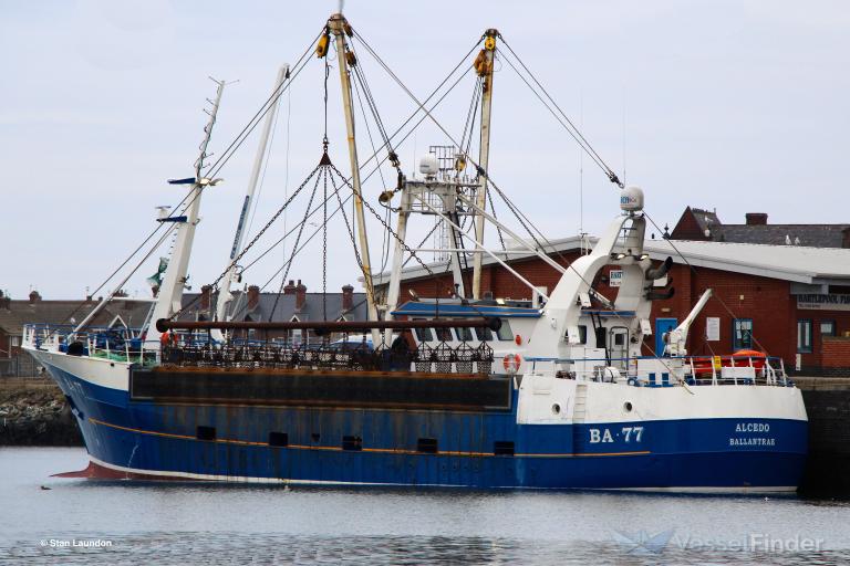 ALCEDO BA77, Fishing Vessel - Details and current position - IMO ...