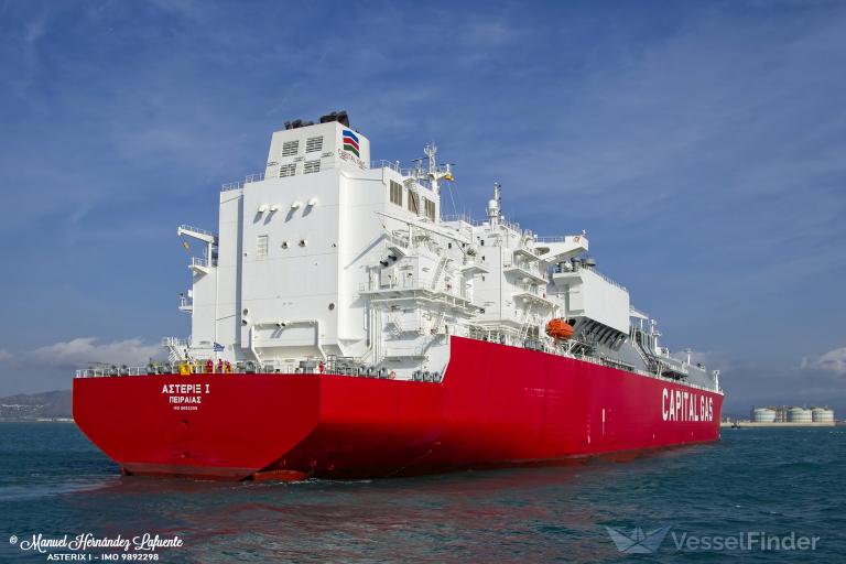 ASTERIX I, LNG Tanker - Details and current position - IMO 9892298 ...