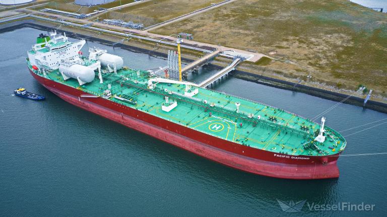 PACIFIC DIAMOND, Crude Oil Tanker - Details and current position - IMO ...