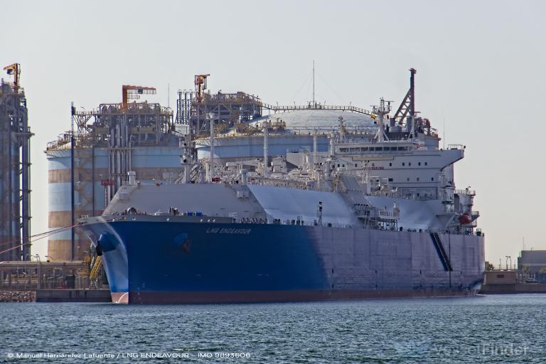 LNG ENDEAVOUR, LNG Tanker - Details and current position - IMO 9893606 ...