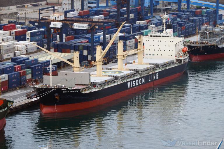 BUNUN TREASURE, General Cargo Ship - Details and current position - IMO ...