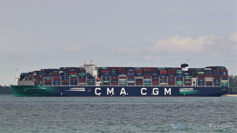 CMA CGM EVERGLADE, Container Ship - Details and current position - IMO ...