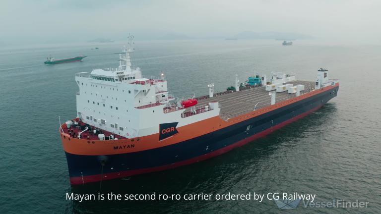 MAYAN, Ro-Ro Cargo Ship - Details and current position - IMO 9896799 ...