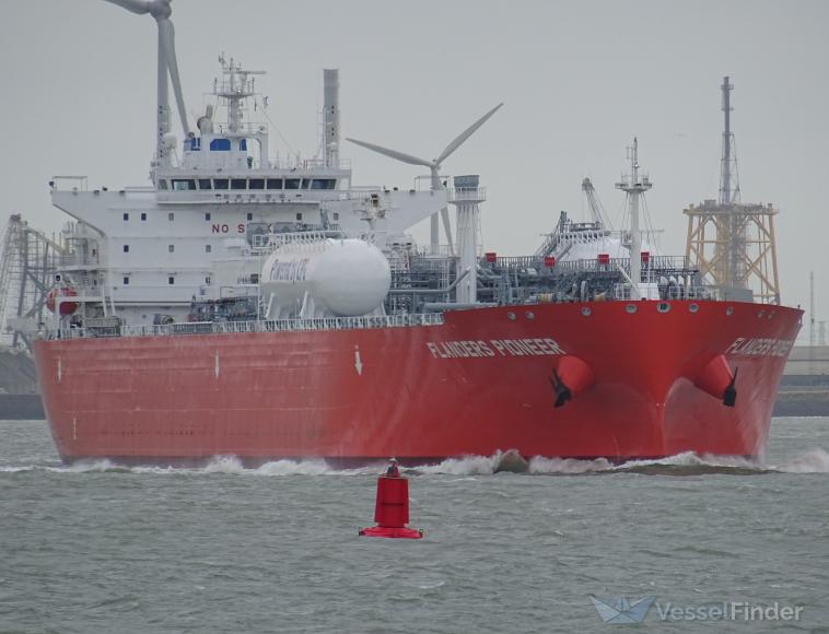 FLANDERS PIONEER, LPG Tanker - Dettagli della nave e posizione attuale ...