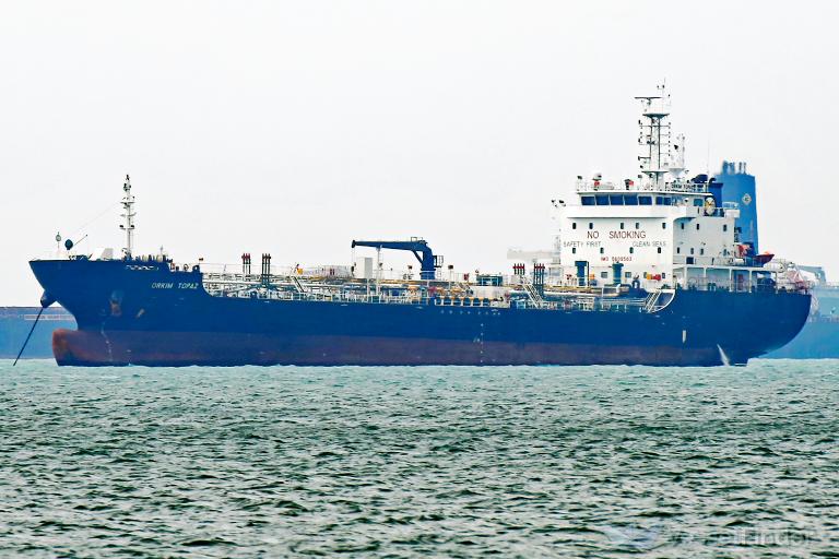 ORKIM TOPAZ, Oil Products Tanker - Details and current position - IMO ...