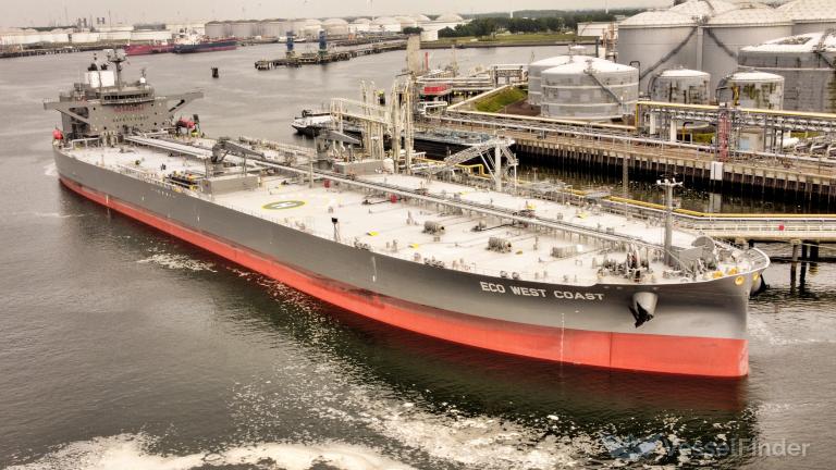 ECO WEST COAST, Crude Oil Tanker - Details and current position - IMO ...