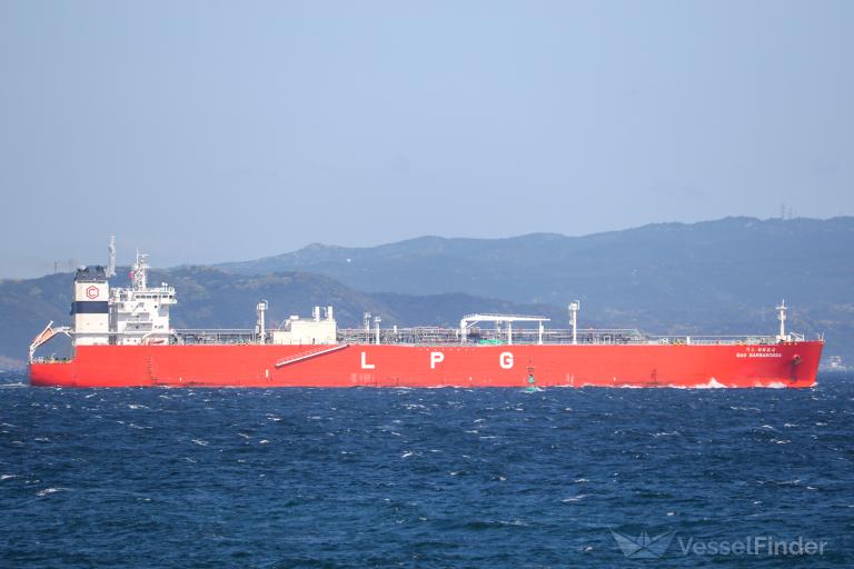 GAS BARBAROSSA, LPG Tanker - Details and current position - IMO 9903762 ...