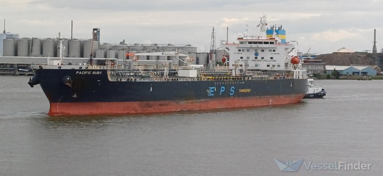 PACIFIC RUBY, Chemical/Oil Products Tanker - Details and current ...