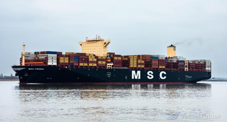 MSC VIRGINIA, Container Ship - Scheepsdetails en huidige positie - IMO ...