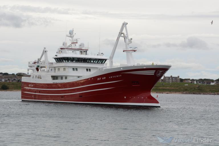 ARTEMIS, Fishing Vessel - Details and current position - IMO 9909857 ...