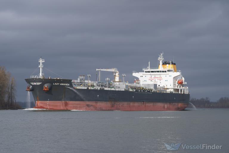 LADY AMANDA, Chemical/Oil Products Tanker - Details and current ...