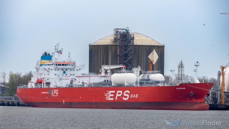 KAUPANG, LPG Tanker - Details and current position - IMO 9914620 ...
