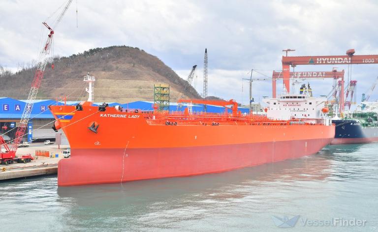 KATHERINE LADY, Chemical/Oil Products Tanker - Details and current ...