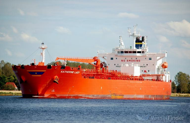 KATHERINE LADY, Chemical/Oil Products Tanker - Details and current ...