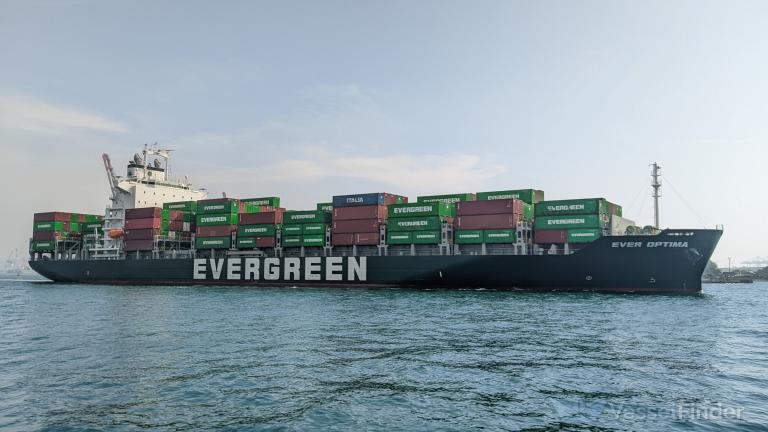 EVER OPTIMA, Container Ship - Details and current position - IMO ...