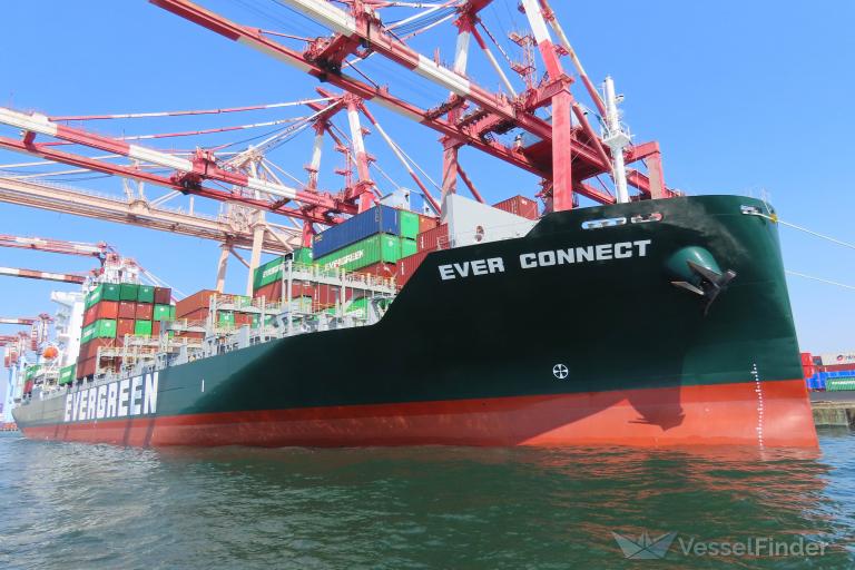EVER CONNECT, Container Ship - Details and current position - IMO ...