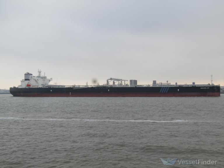 AQUABLISS, Crude Oil Tanker - Details and current position - IMO ...