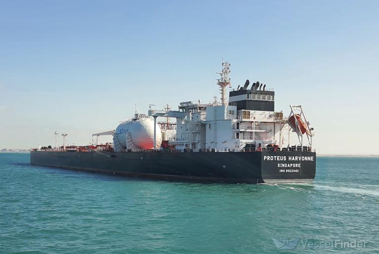 PROTEUS HARVONNE, Crude Oil Tanker - Details and current position - IMO ...