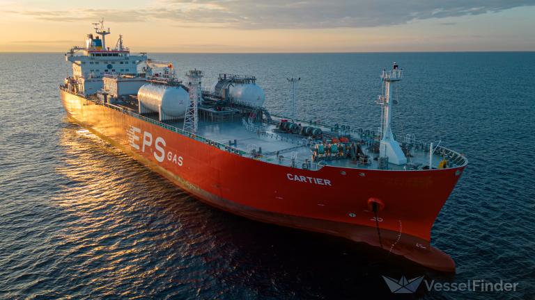 CARTIER, LPG Tanker - Details and current position - IMO 9924857 ...