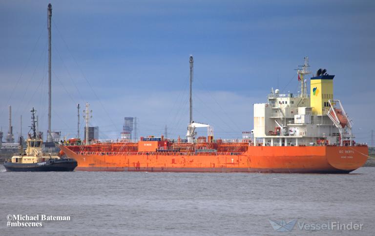 GC BERYL, Chemical/Oil Products Tanker - Details and current position ...
