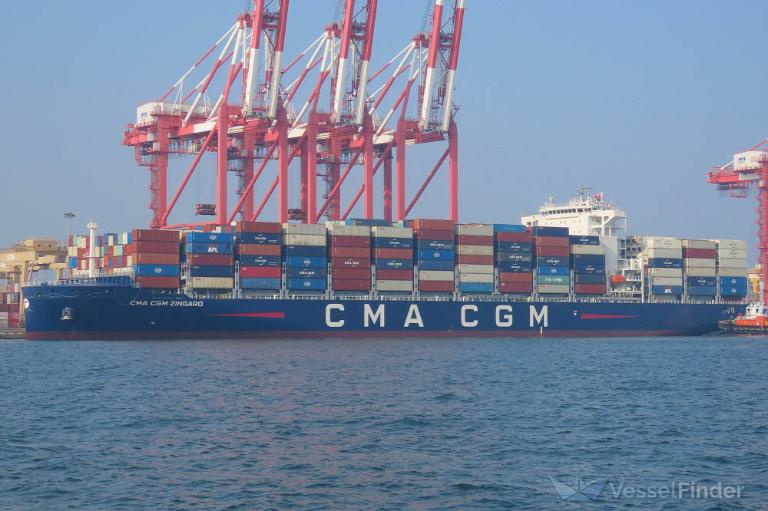 CMA CGM ZINGARO, Container Ship - Details and current position - IMO 9926192 - VesselFinder