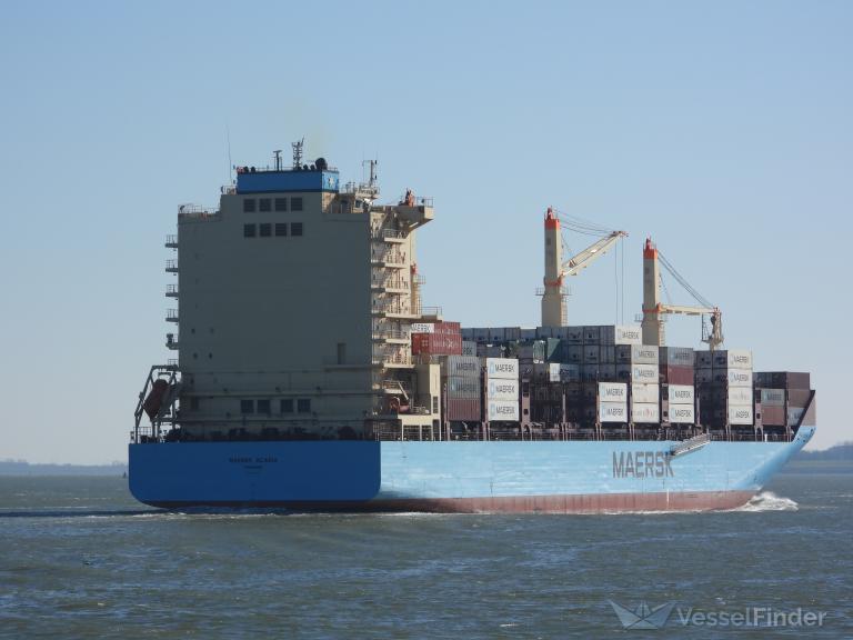 MAERSK ACADIA, Container Ship - Detalles del buque y posición actual ...