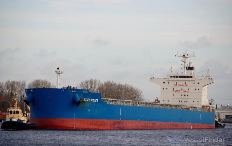 EDELWEISS, Bulk Carrier - Details and current position - IMO 9928396 ...
