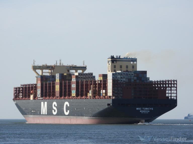 MSC TURKIYE, Container Ship - Details and current position - IMO ...