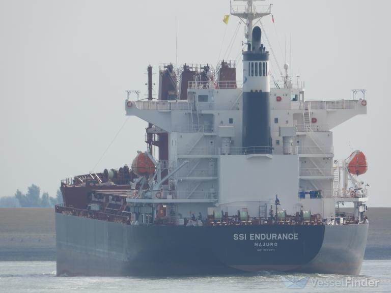 SSI ENDURANCE, Bulk Carrier - Details and current position - IMO ...