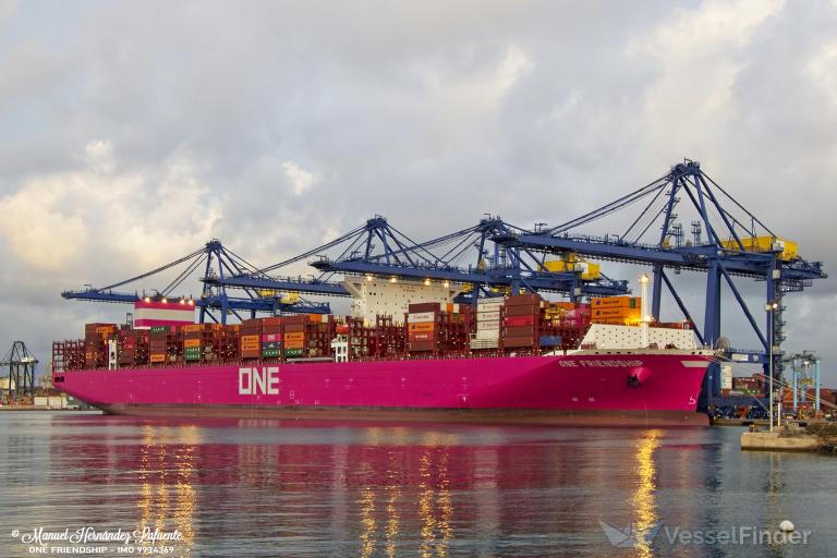 ONE FRIENDSHIP, Container Ship - Details and current position - IMO ...