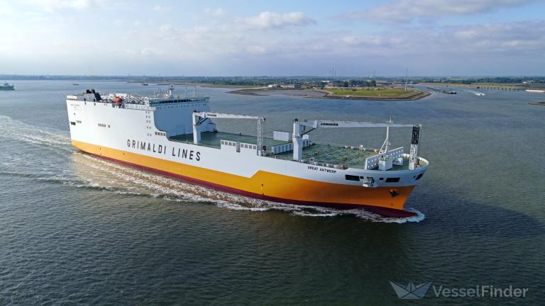 GREAT ANTWERP, Ro-Ro Cargo Ship - Details and current position - IMO ...