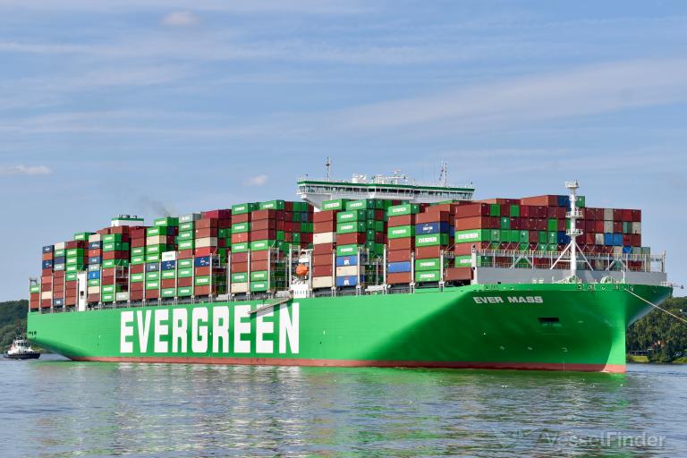 EVER MASS, Container Ship - Details and current position - IMO 9935234 ...
