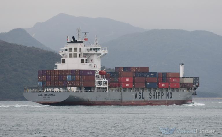 ASL BAUHINIA, Container Ship - Details and current position - IMO ...