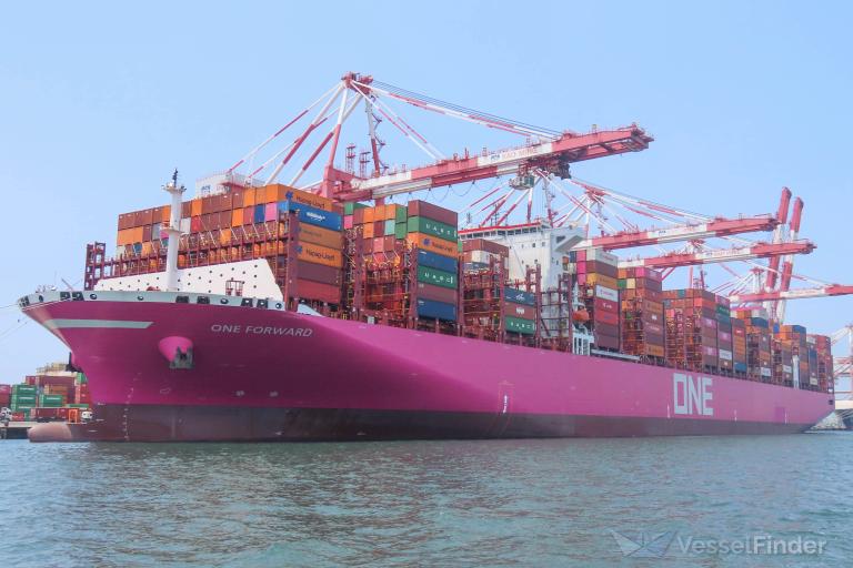 ONE FORWARD, Container Ship - Details and current position - IMO ...