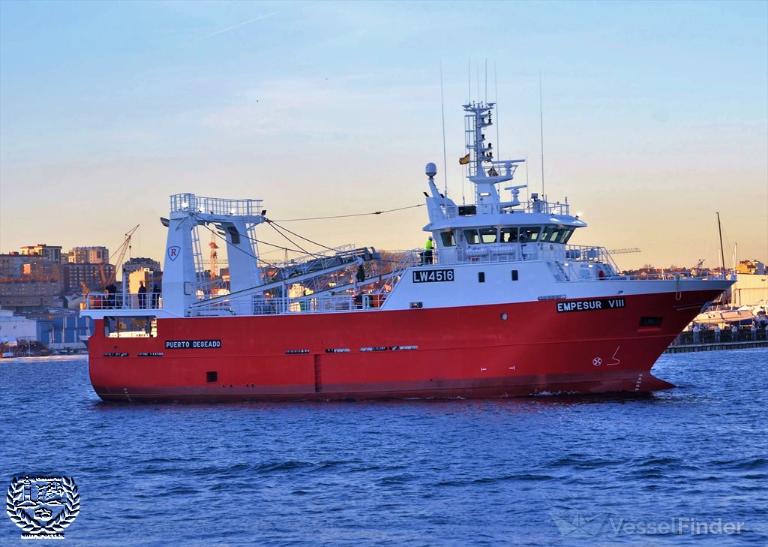 EMPESUR VIII, Fishing Vessel - Details and current position - IMO ...